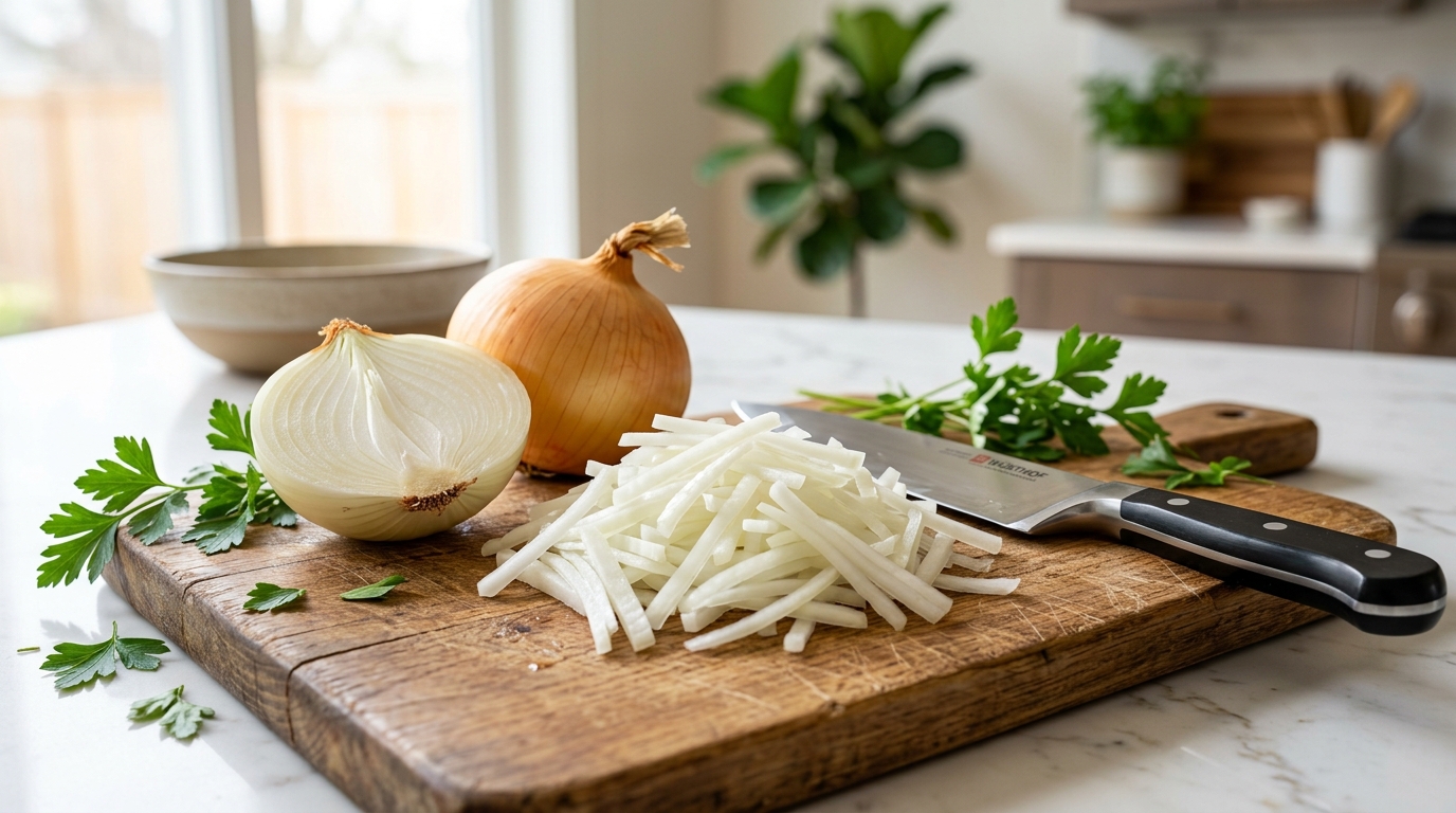 How to Julienne an Onion: A Step-by-Step Guide for Beginners